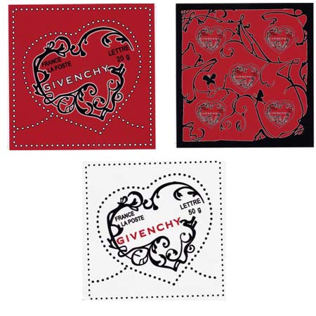 Givenchy signe la nouvelle collection des timbres de la poste sous le ...