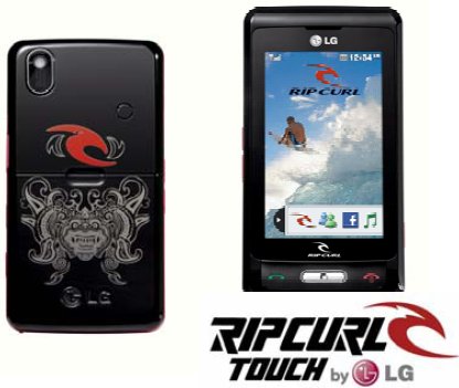 Le LG KP550, premier téléphone tactile Rip Curl chez Bouygues Telecom